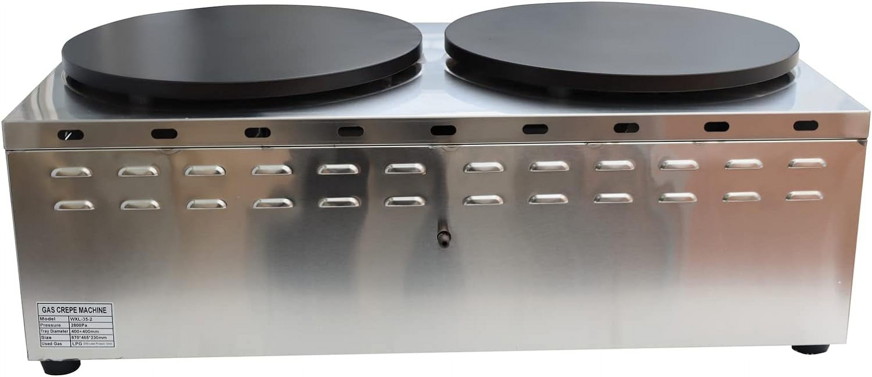 Double Pancake Maker Gas Crepe Machine Pan Griddle Machine Double-Ended ...