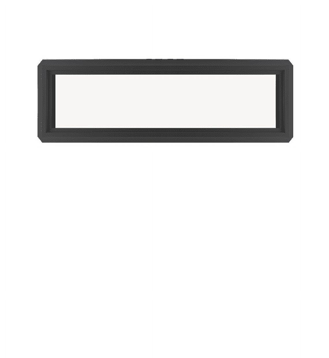 "Shed Windows and More 36""x12"" Double Pane Black Vinyl Transom Window ...