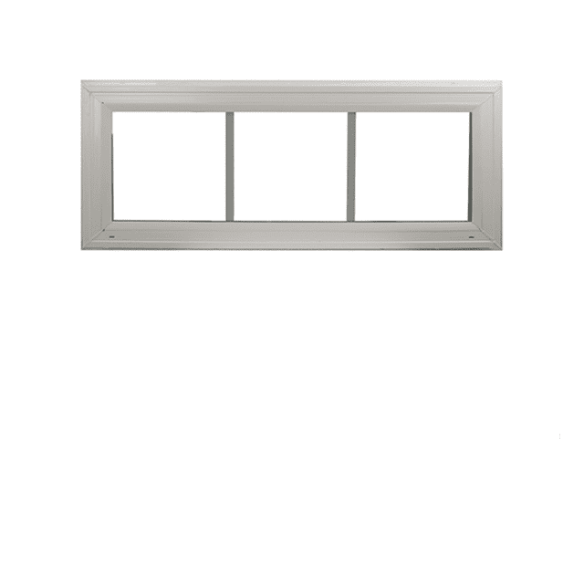 "24""x10"" Double Pane Transom Window with Grids, Low-E Glass, Argon ...