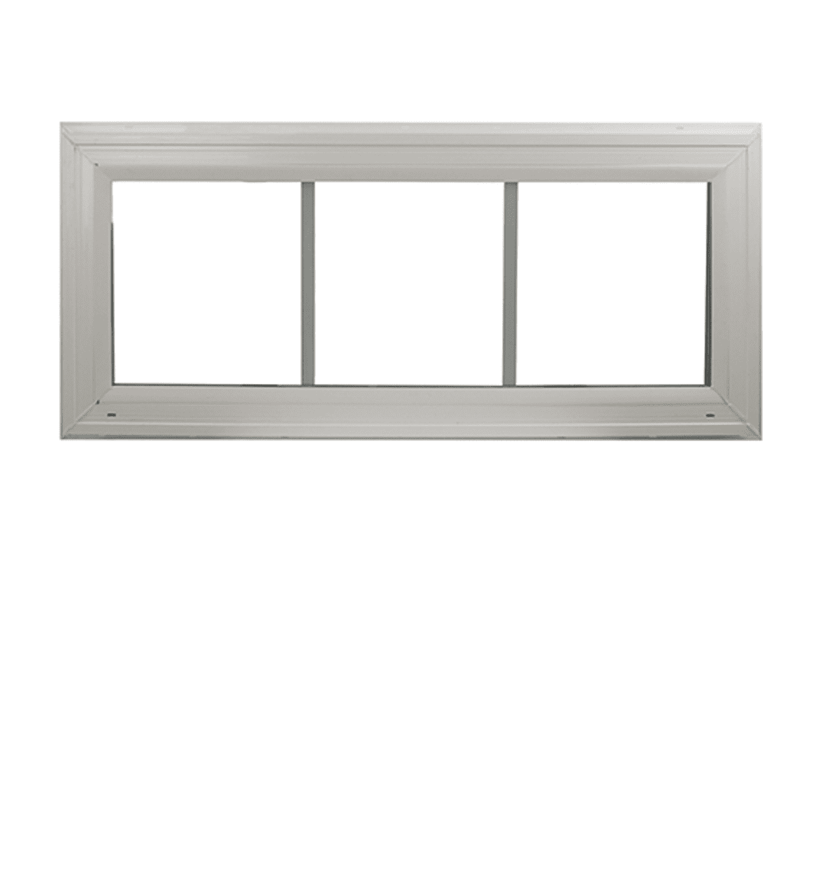 "36"" x 12"" Double Pane Transom Fixed Window with Low-E Glass, Argon ...