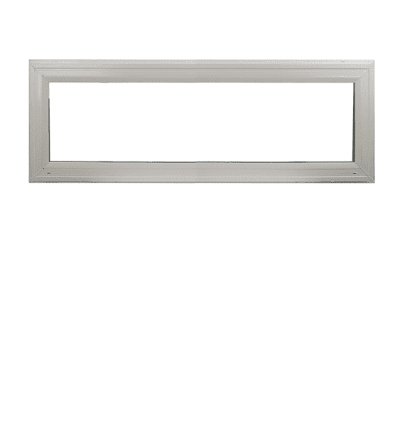 Double Pane Transom Window 36" x 16" Vinyl Windows Argon Gas DP50 Non ...