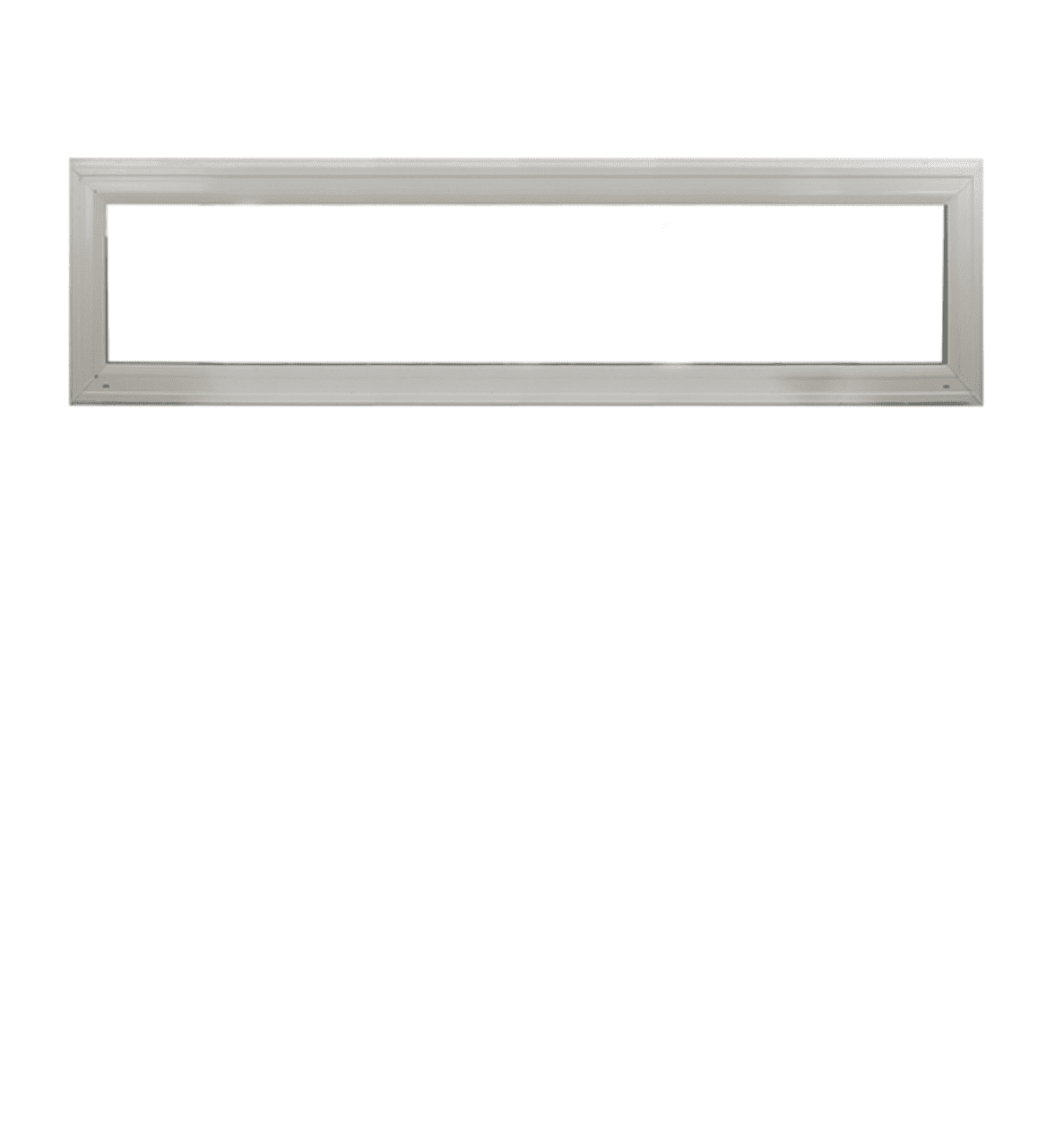"Vinyl Double Pane Transom Window 60"" x 12"", Low-E Glass, DP66, Argon ...