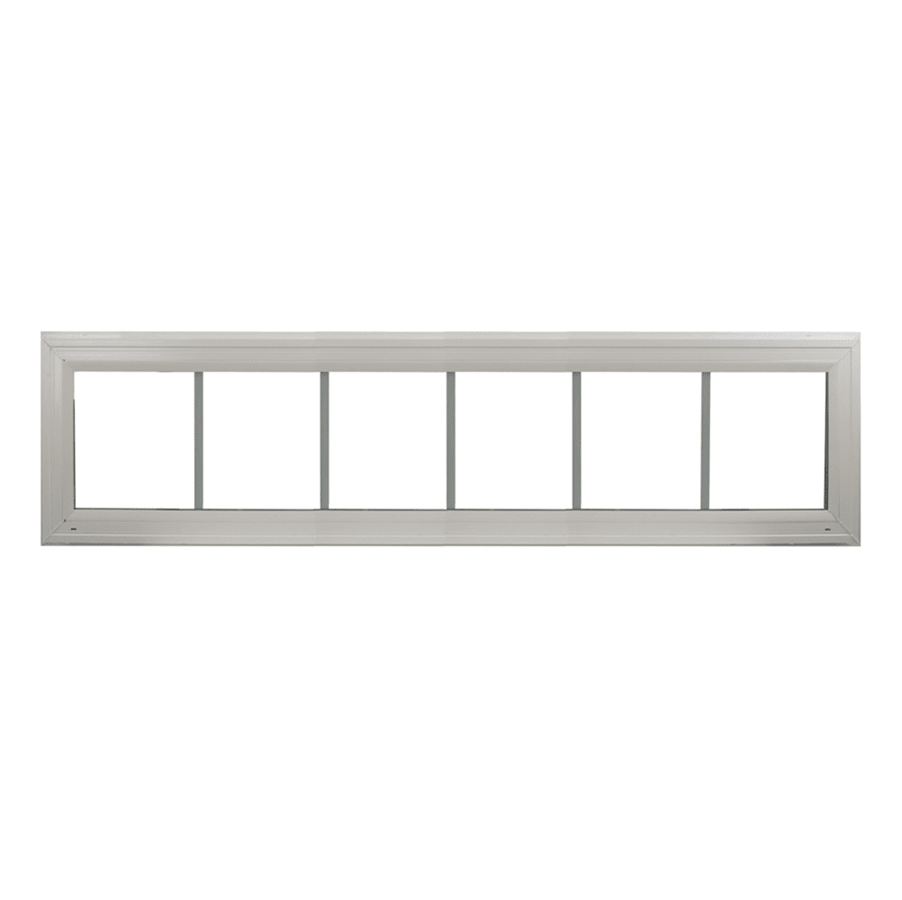 "72"" x 12"" Double Pane Insulated Transom Picture Window with Grids ...