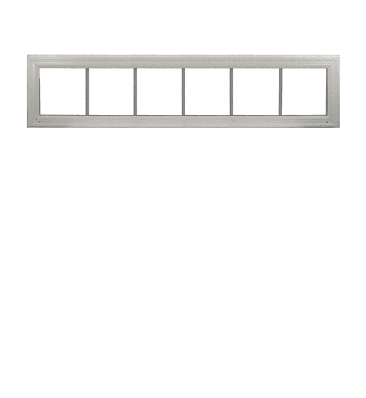 "72"" x 12"" Double Pane Insulated Transom Picture Window with Grids ...