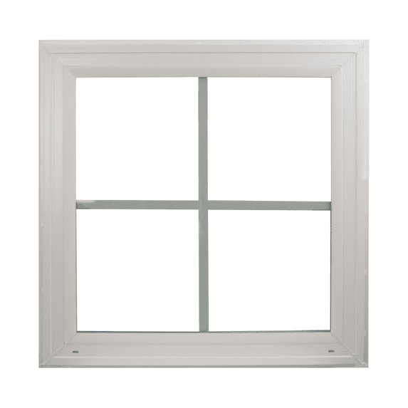 Double Pane Window 18" x 18" Argon Filled, Low-E Glass, White Vinyl ...