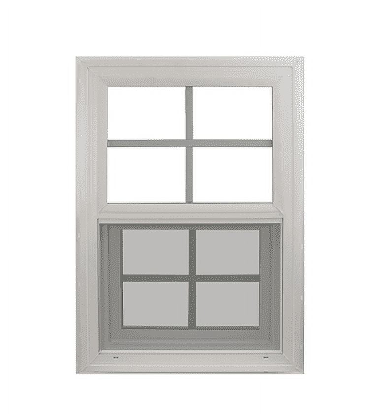 Double Pane Window 18" x 27" White Vinyl Window Low-E Glass Argon Gas ...