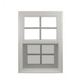 Double Pane Window 18" x 27" White Vinyl Window Low-E Glass Argon Gas ...