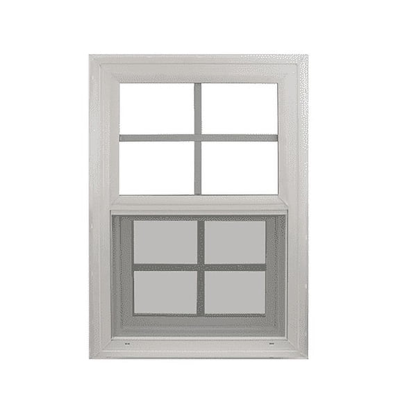 Double Pane Window 18" x 27" White Vinyl Window Low-E Glass Argon Gas ...