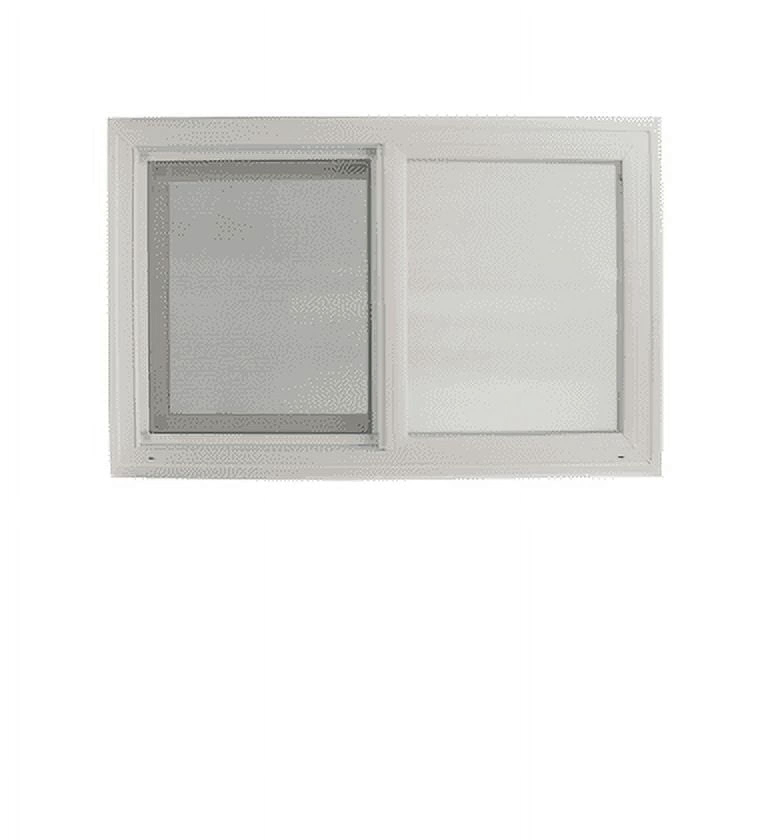 Double Pane Window 24" x 18" White Vinyl Window Low-E Glass Argon Gas ...