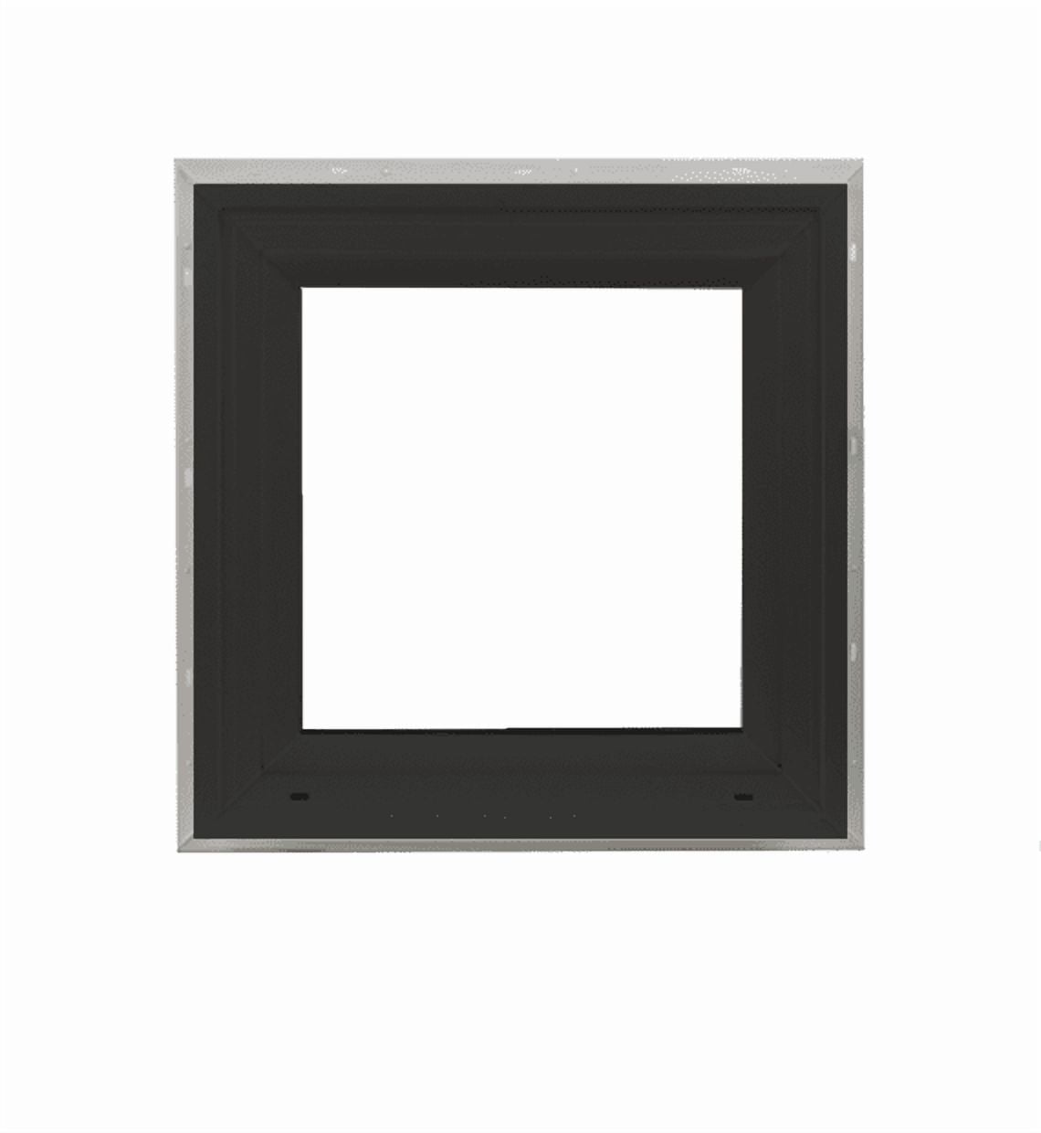 Double Pane Windows 12" x 12" (Black Front and White Back) Vinyl Square ...