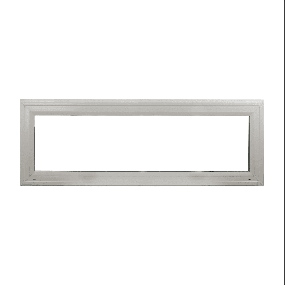 Double Pane Windows 42" x 12" White Vinyl Transom Window, Argon Filled ...