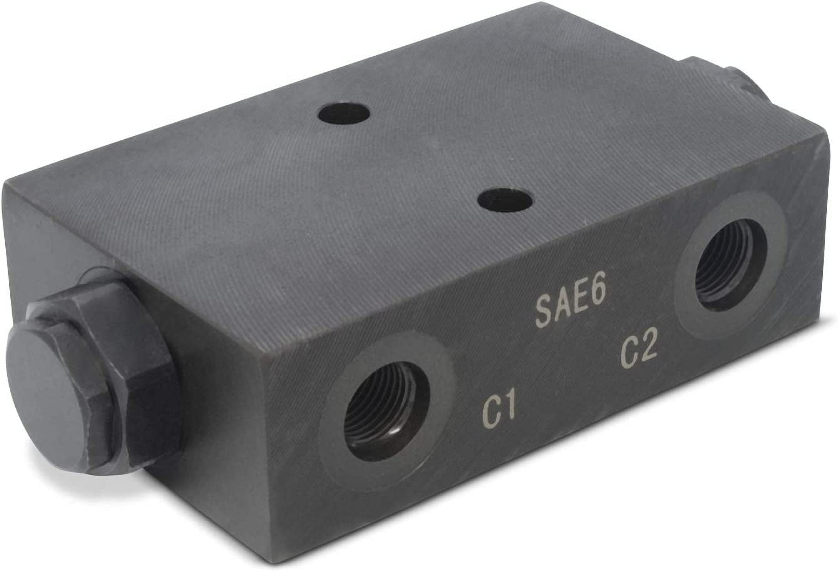 Double Pilot Operated Hydraulic Check Valve, #6 SAE Ports, 11 GPM ...