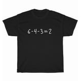 Double Play Math for Men and Women Funny Baseball Equation Gift up to ...