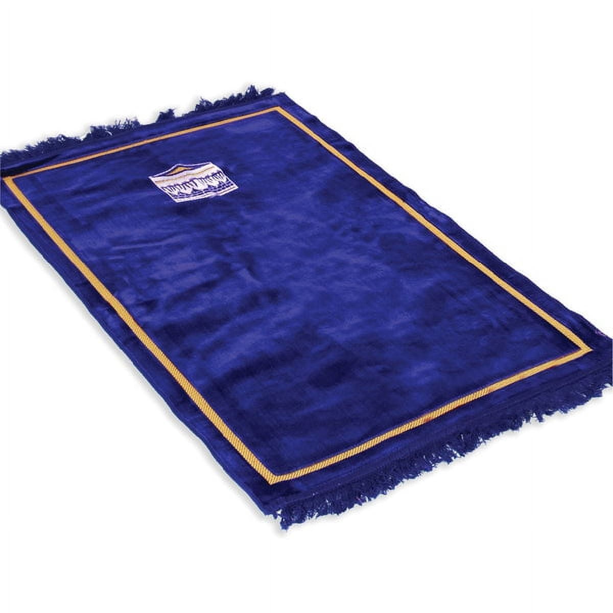 East West Double Plush Wide Janamaz Prayer Mat, Soft Velvet Texture ...