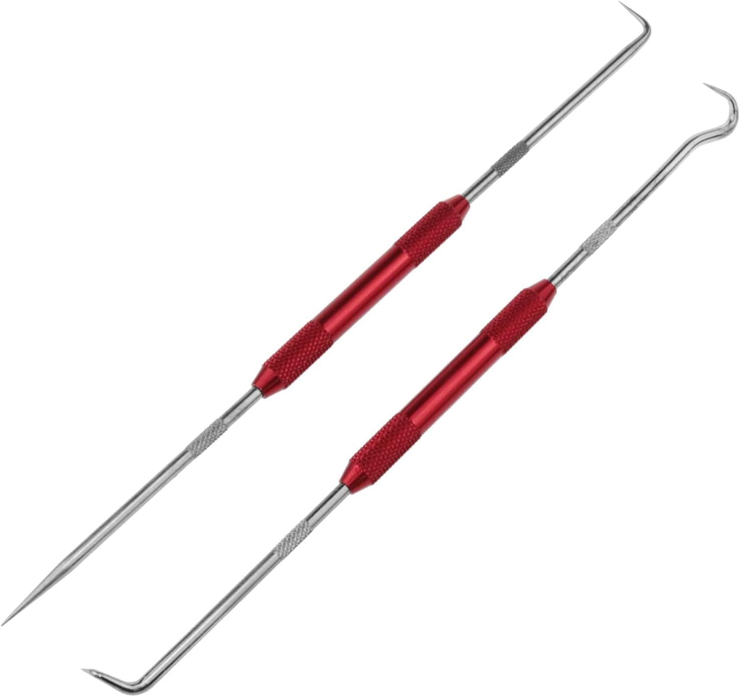 Double Pointed Scraper Metal Hook and Pick Set 45 degrees 90 degrees ...