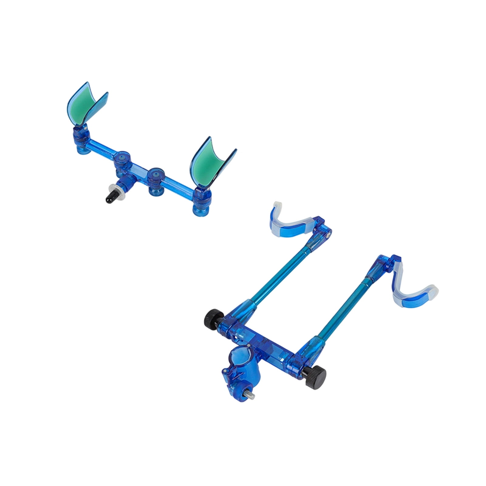 Double Poles Fishing Rod Support Stand Portable Rear Bracket Poles ...