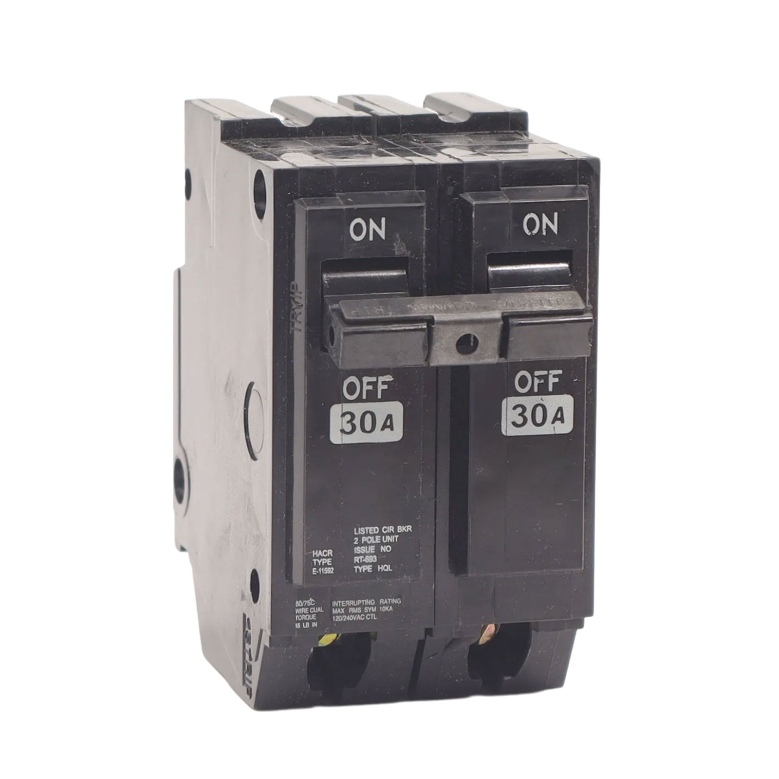 Double Poles Plugs In MCB Circuits Breaker 2P Temperature Resistance ...