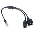 Double Port RJ45 LAN Ethernet Extension Splitter Adapter, Ethernet ...