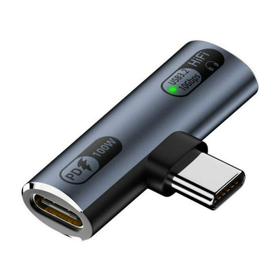 Double Port USB C Auditory And Charging Adapter 10Gbps For Phone 15 S22 ...