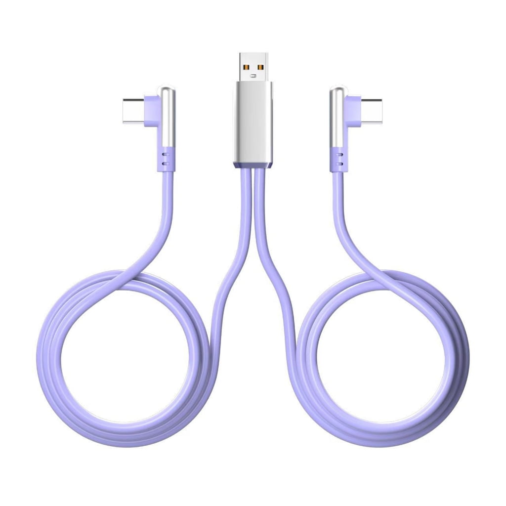 Double Port USB C Charging Cord Splitter Design 6amp Fast Charge for ...