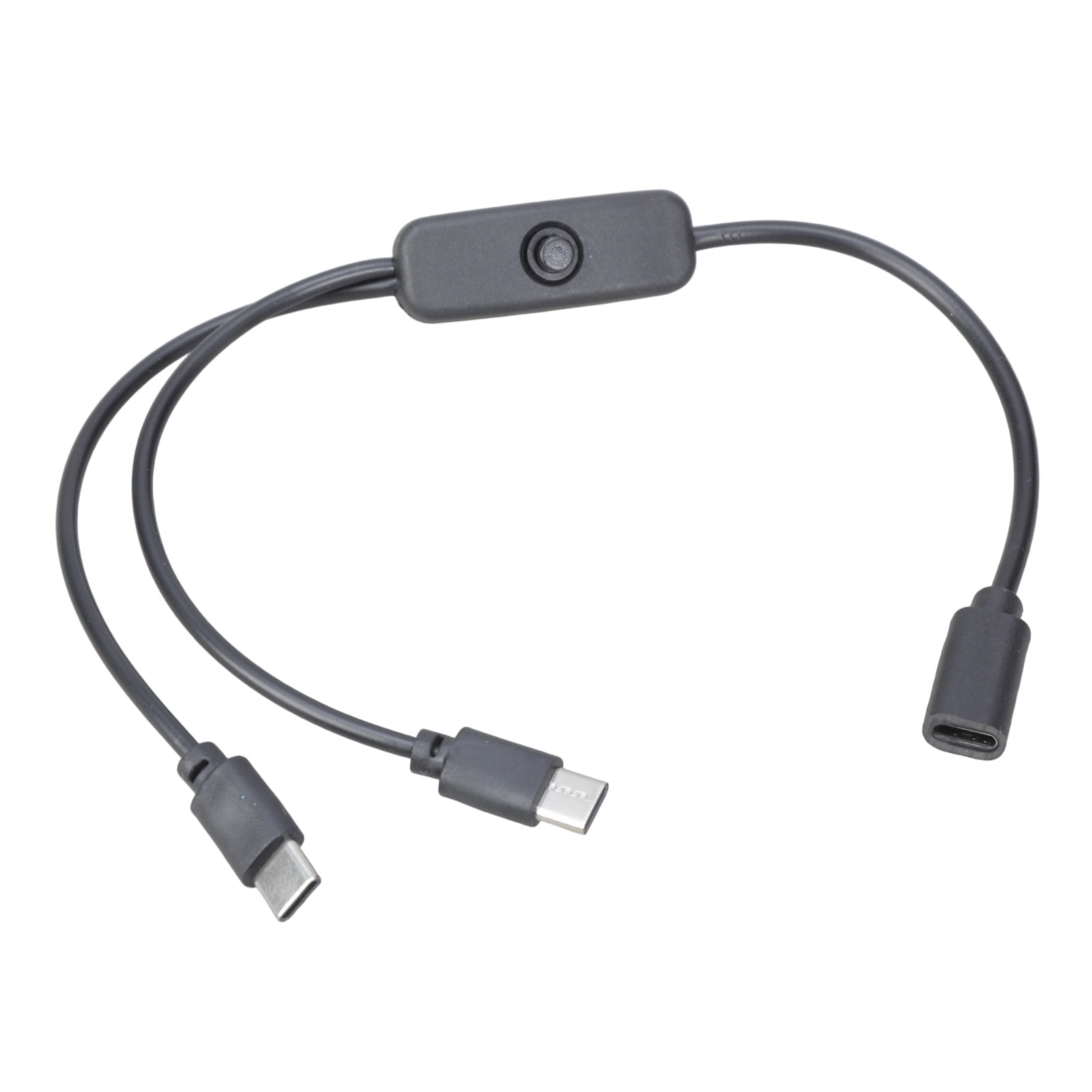 Double Port USB C charges Splitter with switches 5V 2A USB C Extension ...