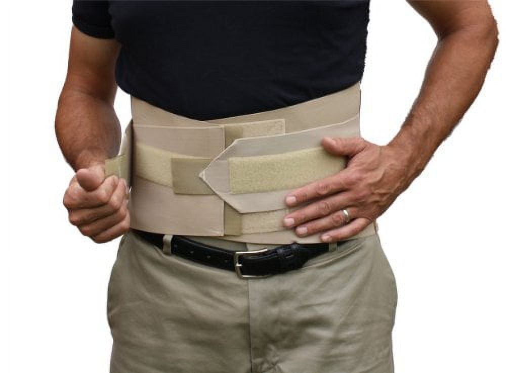 Double Pull Lumbar Sacral Back Support Brace (Large) - Walmart.com