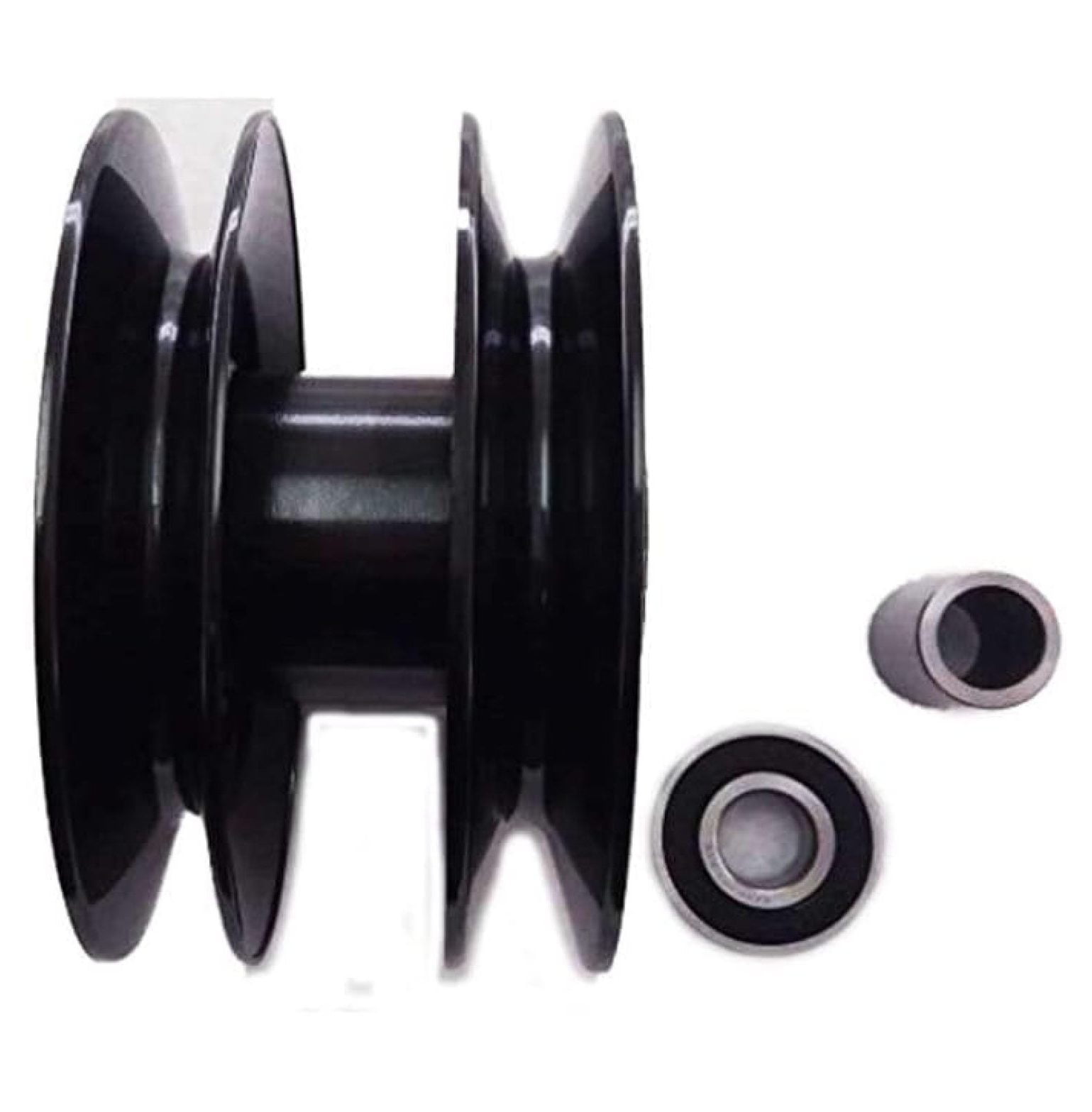 Double Pulley Assembly with Bearings - Replaces 956-1202 & 756-1202 - Mower Deck Pulley Kit with ...