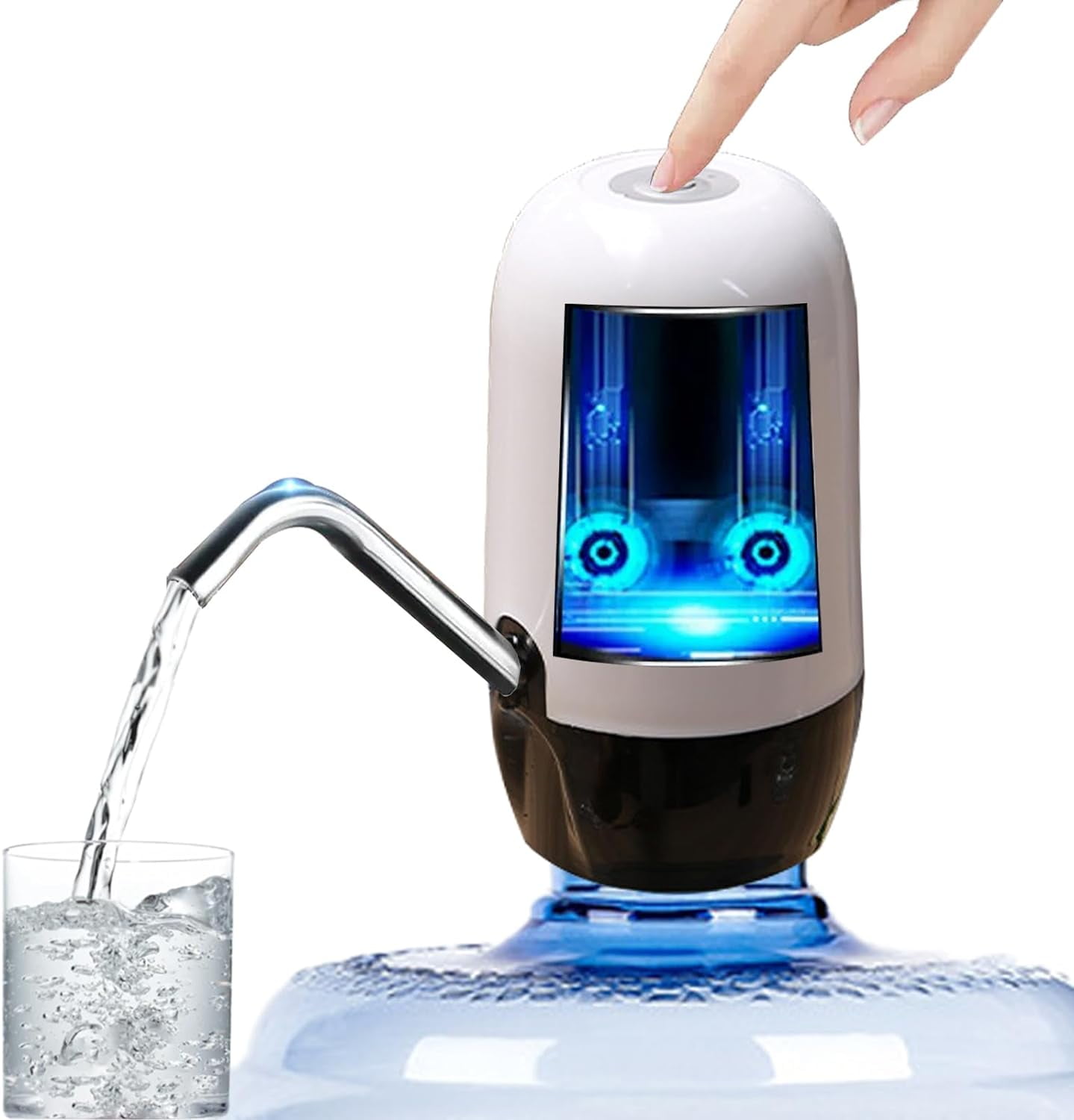Double Pump Gallon Water Dispenser Portable Water Pump for 5 Gallon ...