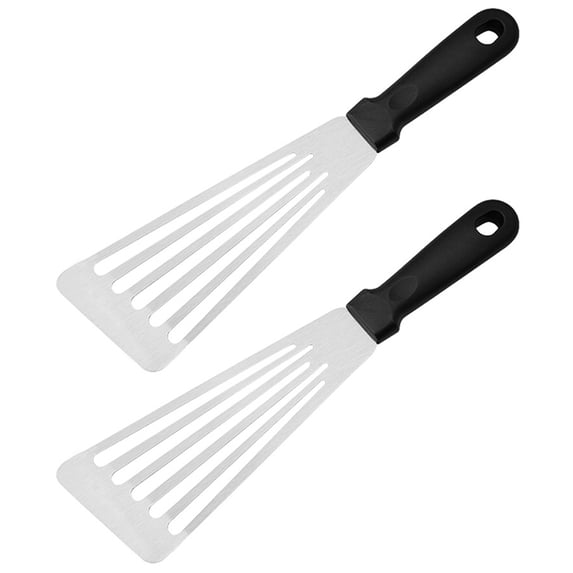 Double Purpose Nonrust Steel Slotted Turner And Cutting Utensils With ...