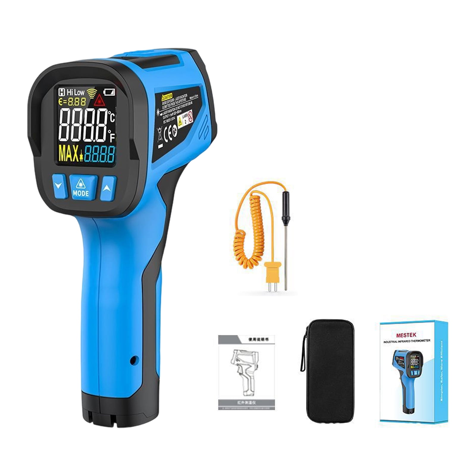 Double Purpose Temperature Measurement Tool With ±1.5% Accuracy and ...