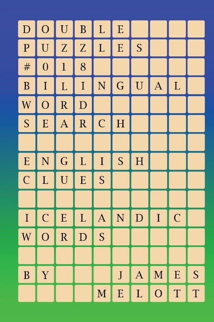 Double Puzzles #018 - Bilingual Word Search - English Clues - Icelandic ...