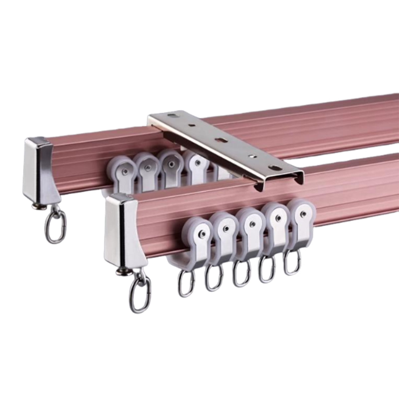Double Rail Curtain Tracks, Flexible and Bendable Curtain Rail, Ceiling ...