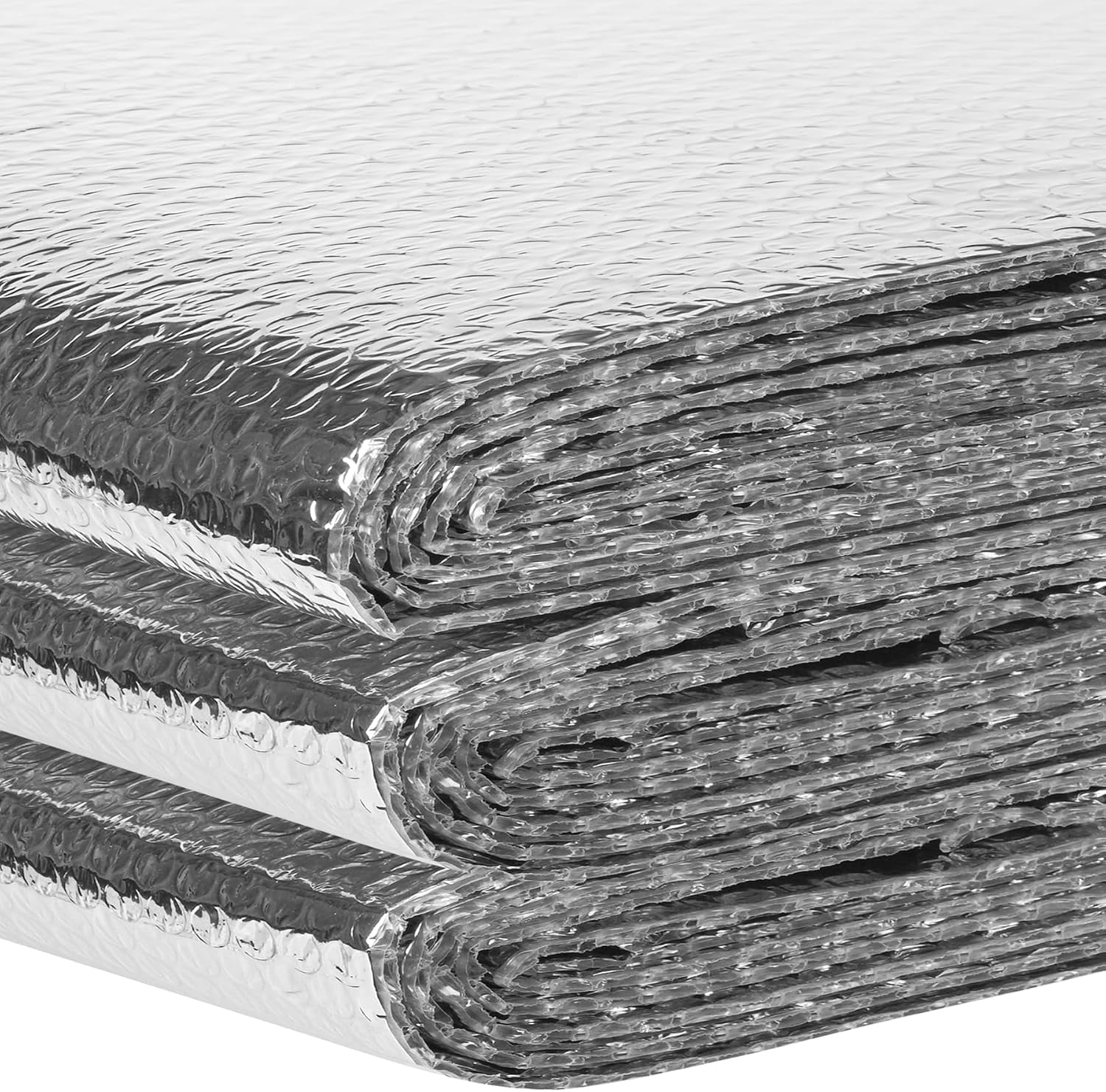 Double Reflective Insulation Roll 47IN x 20FT Bubble Aluminum Foil Sheet Thermal Insulation for ...