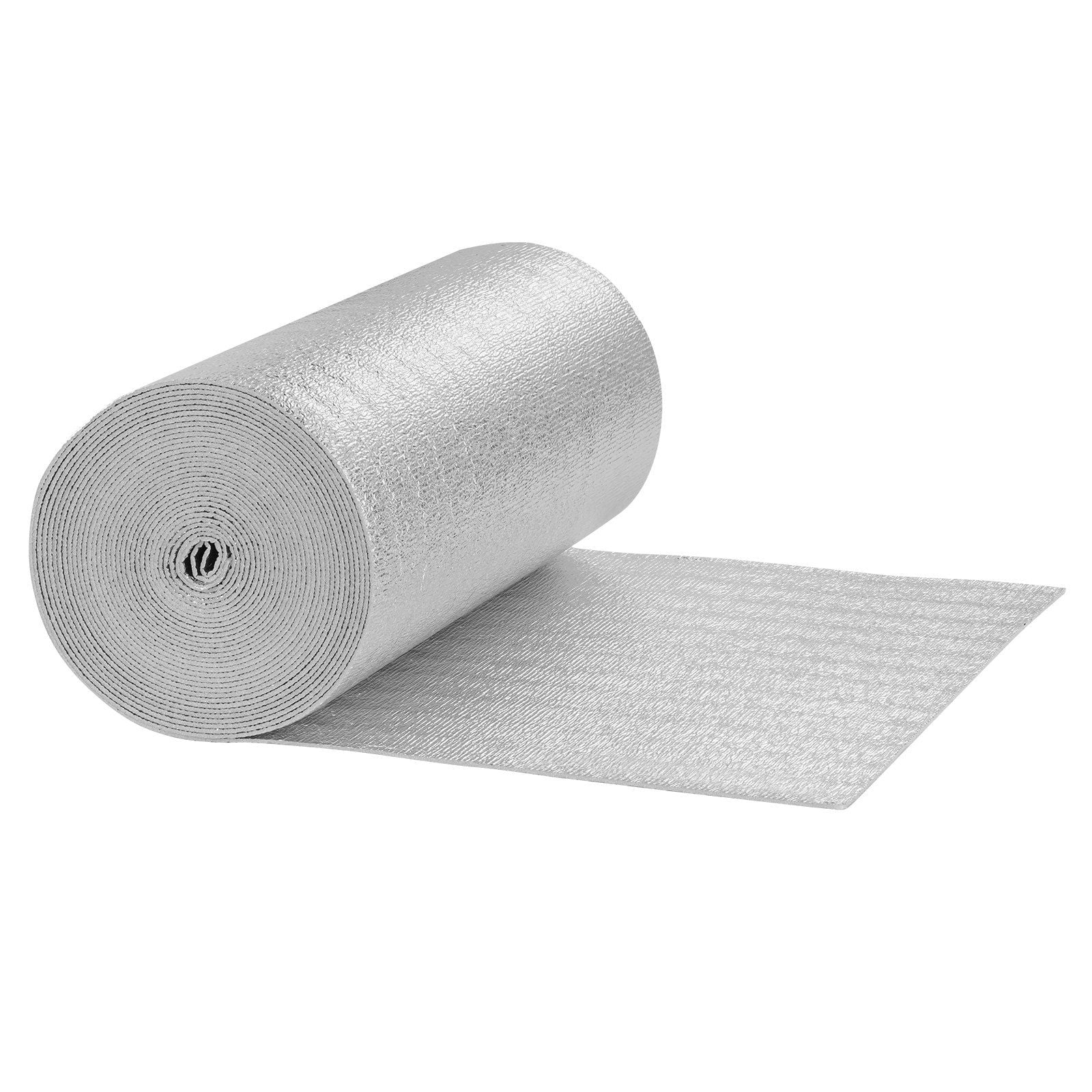 Double Reflective Insulation Roll Foam Core Radiant Barrier 23.8in x 50 ...