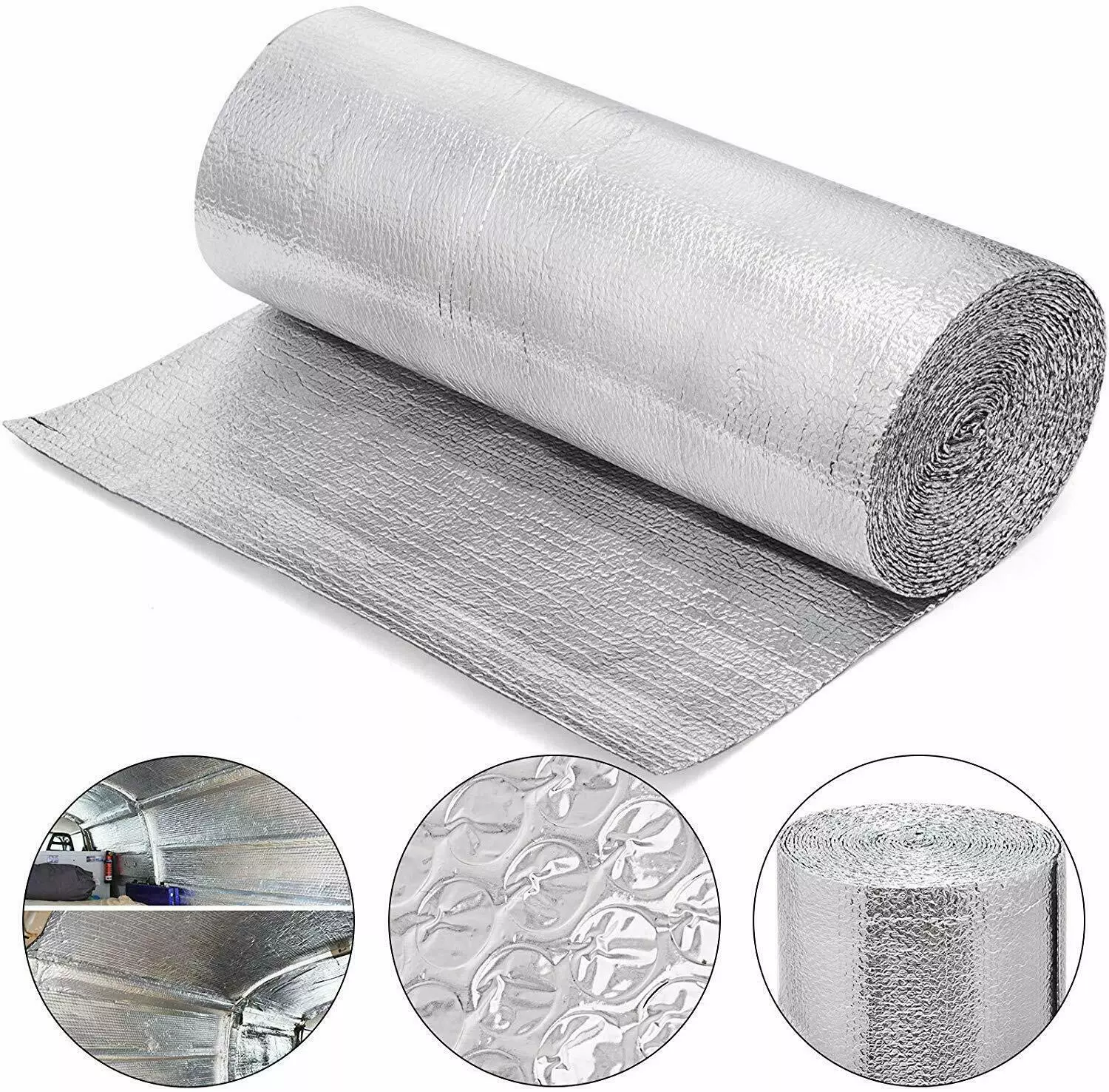 Double Reflective Radiant Barrier Insulation Reflective 16 in. x 50 ft ...