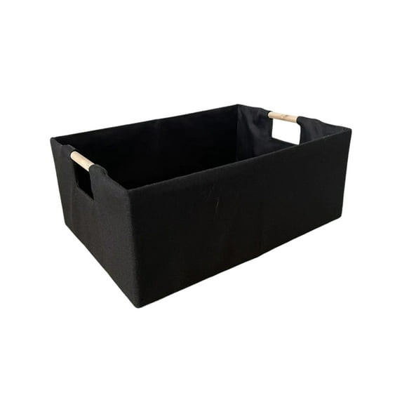 Double Reinforced Bottom Fabric Storage Bin Handles for Bedroom Closet ...
