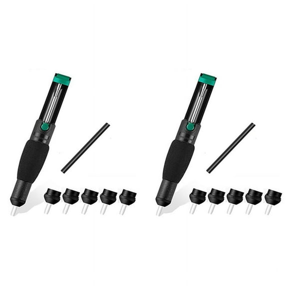 Double Ring Desoldering Suction Pump Plastic Powerful Solder Suction ...