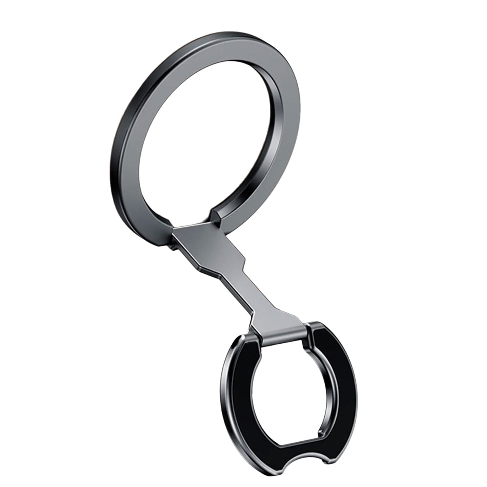 Double Rings Phone Holder with Full Rotation Capability Foldable Metal ...