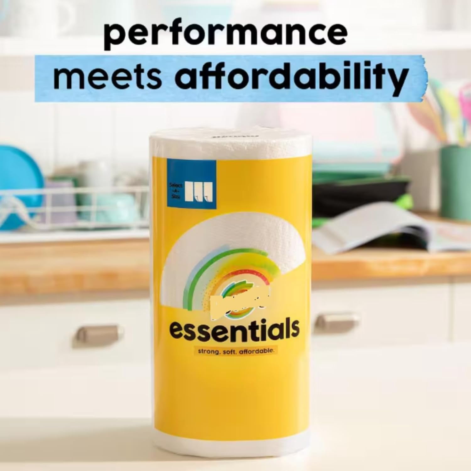 Double Roll Paper Towels, Strong and Soft (6 Double Rolls) - Walmart.com