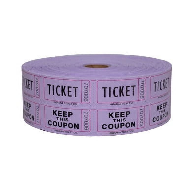 Indiana Ticket Company 50/50 Double Roll Tickets, One Piece - Walmart.com