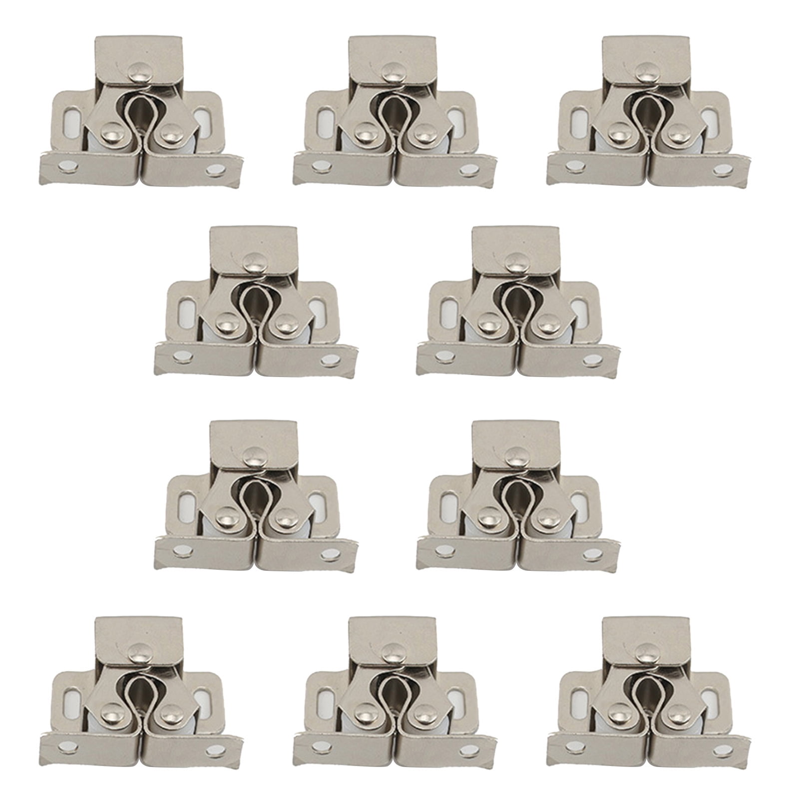 Double Roller Cupboard Cabinet Door Homes Kitchen Hardware 10Pcs Double ...
