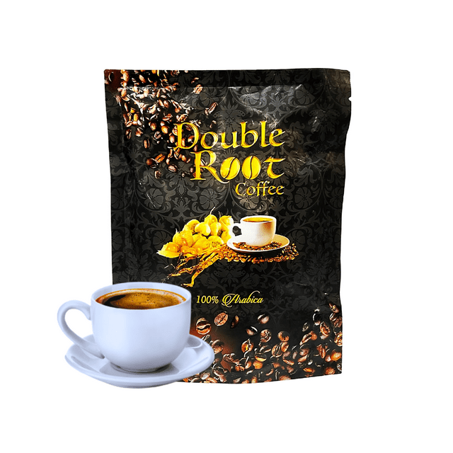 Double Root Coffee (1 Pack of 6 Sachets) 60g, Blend of Arabica Coffee ...