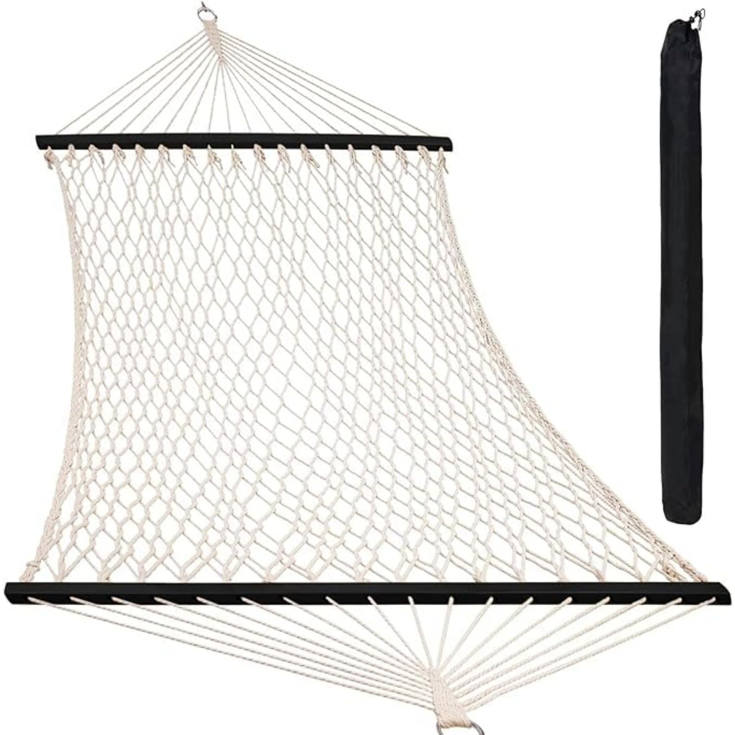 Double Rope Hammocks, Traditional Hand Woven Cotton Hammock with ...
