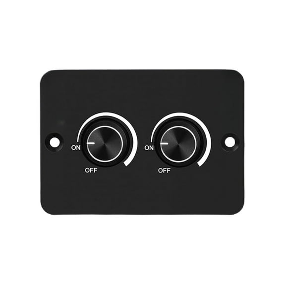 Double Round 12V LED Dimmer Switches 60W PWM Control with Quiet ...