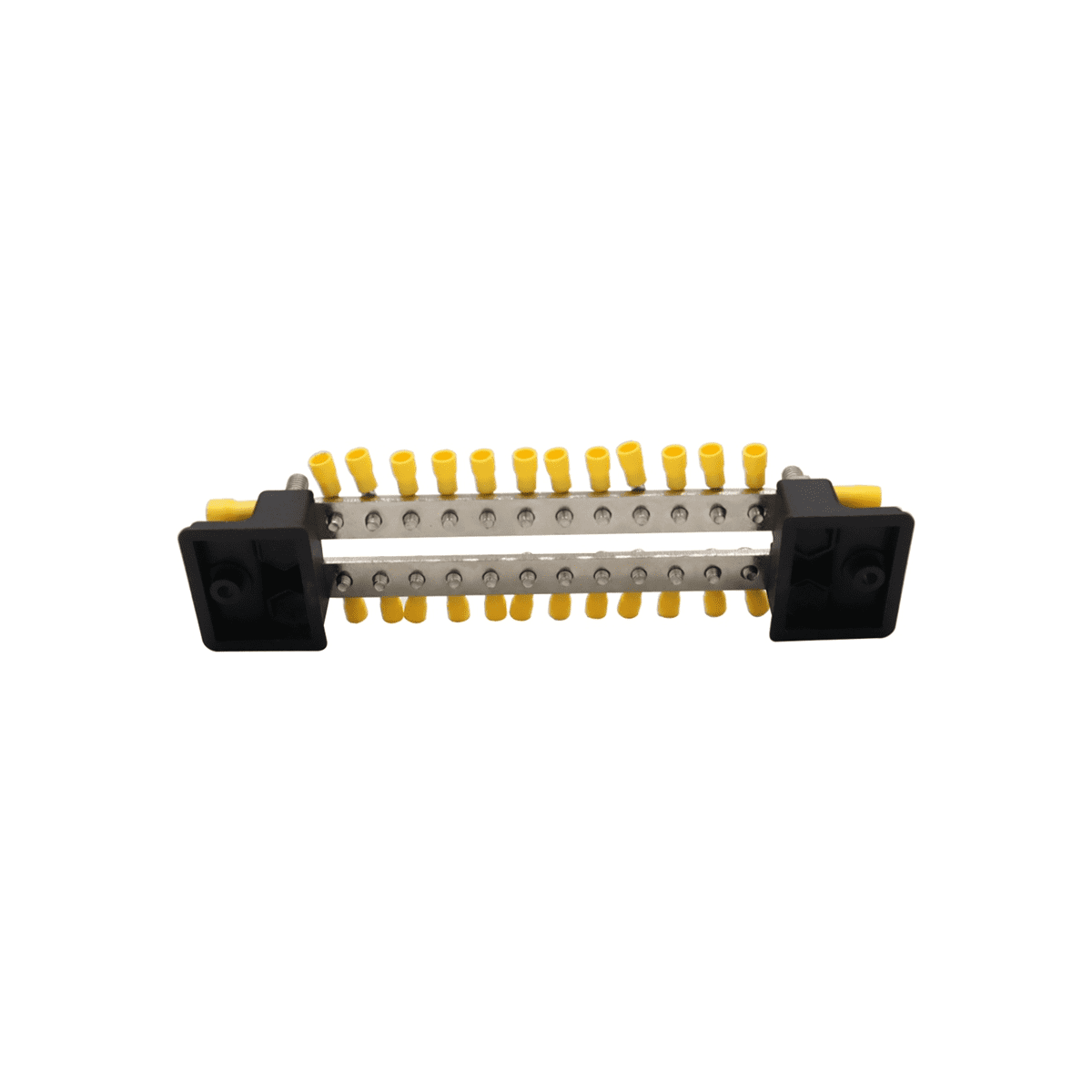 Double Row Bus 12 Way 150A High Current Busbar with Black Transparent ...