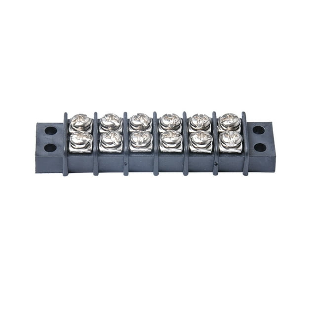 Double Row Terminal Block 2x6 Position Double Row Wire Screw Connector ... Double Row Terminal Block 2x6 Position Double Row Wire Screw Connector ...