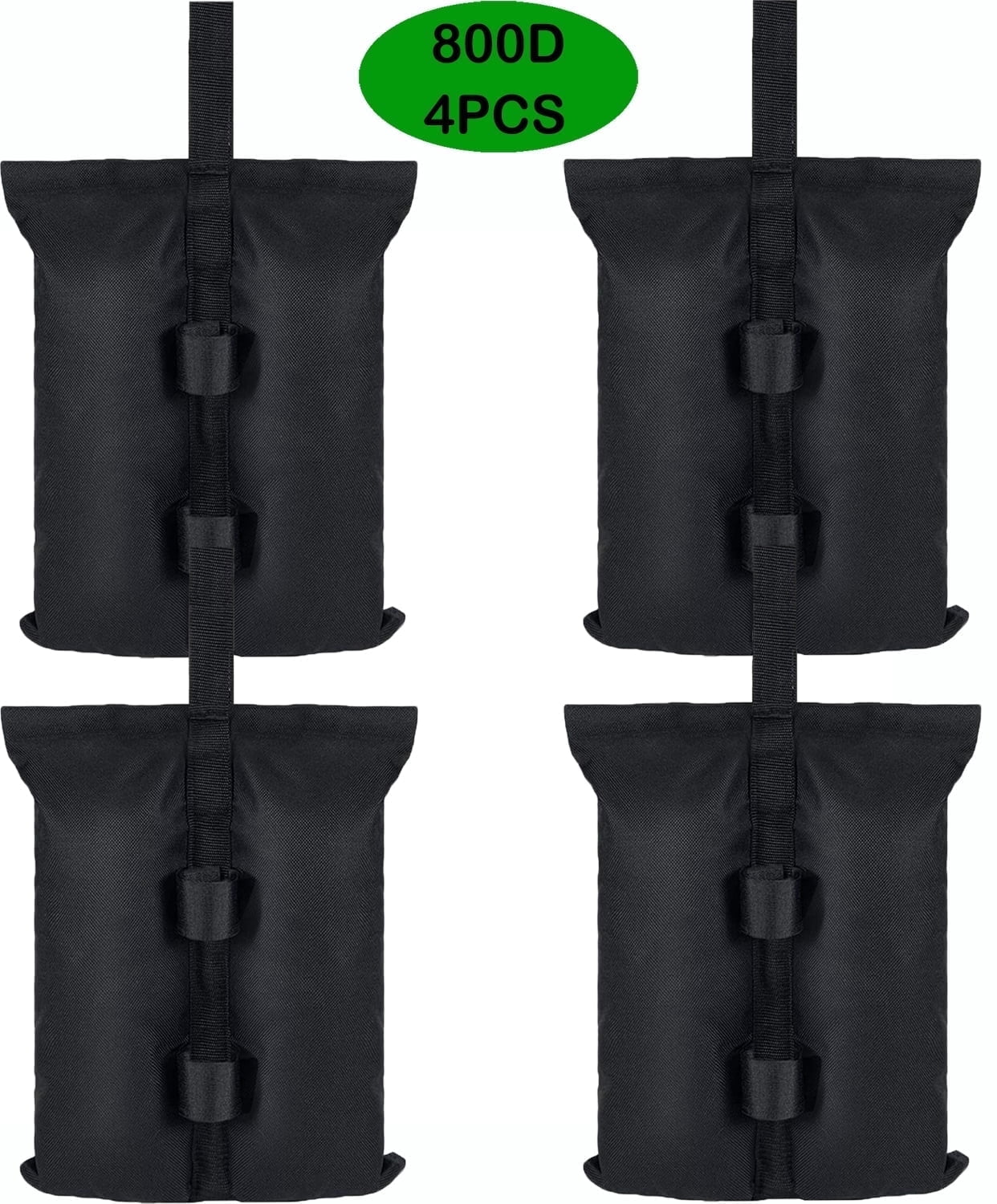 Double Canopy Weights Set of 4 (200LB) Heavy Duty 800D PVC Sand Bags ...