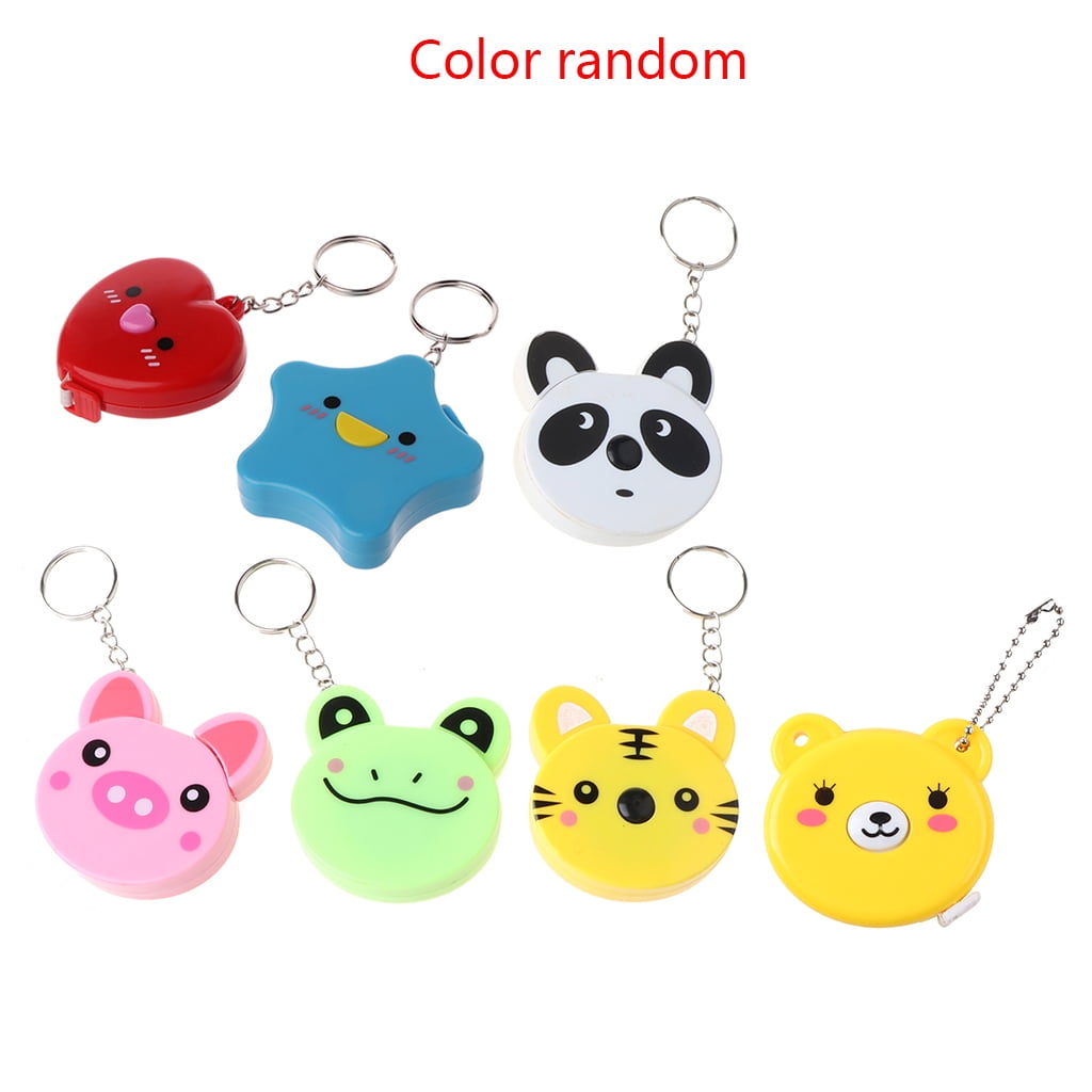 Double Scale Soft Tape Ruler 150CM Keychain for Body We1ght 10ss Sewing ...