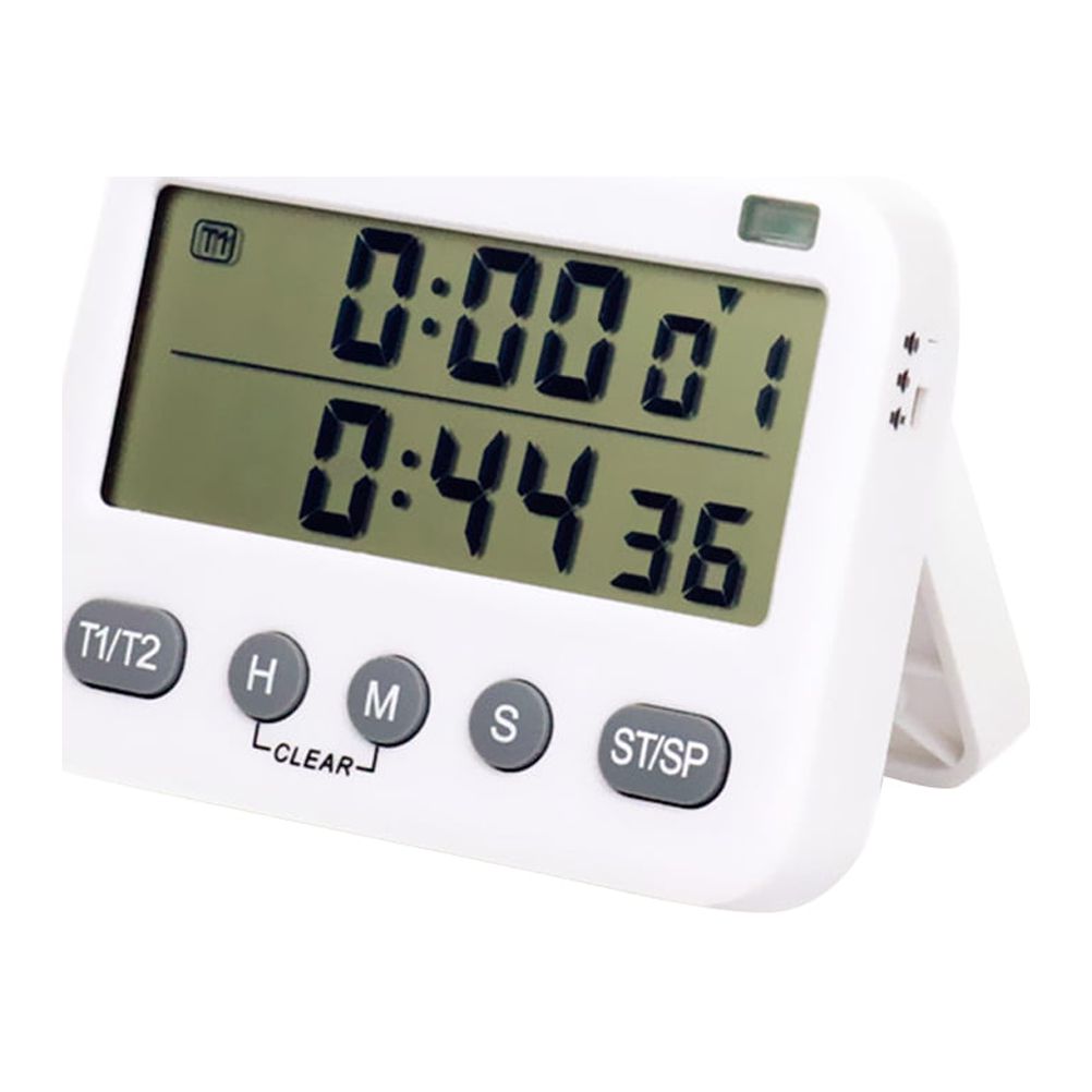 Double Screen Digital Kitchen Cooking Timer Count Down Up Clock Loud ...