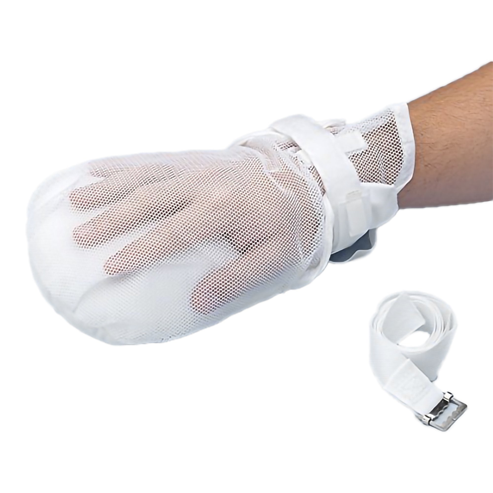 Double-Security Mitts Protective Hand Mitts One Size Fits Most 2-Strap ...